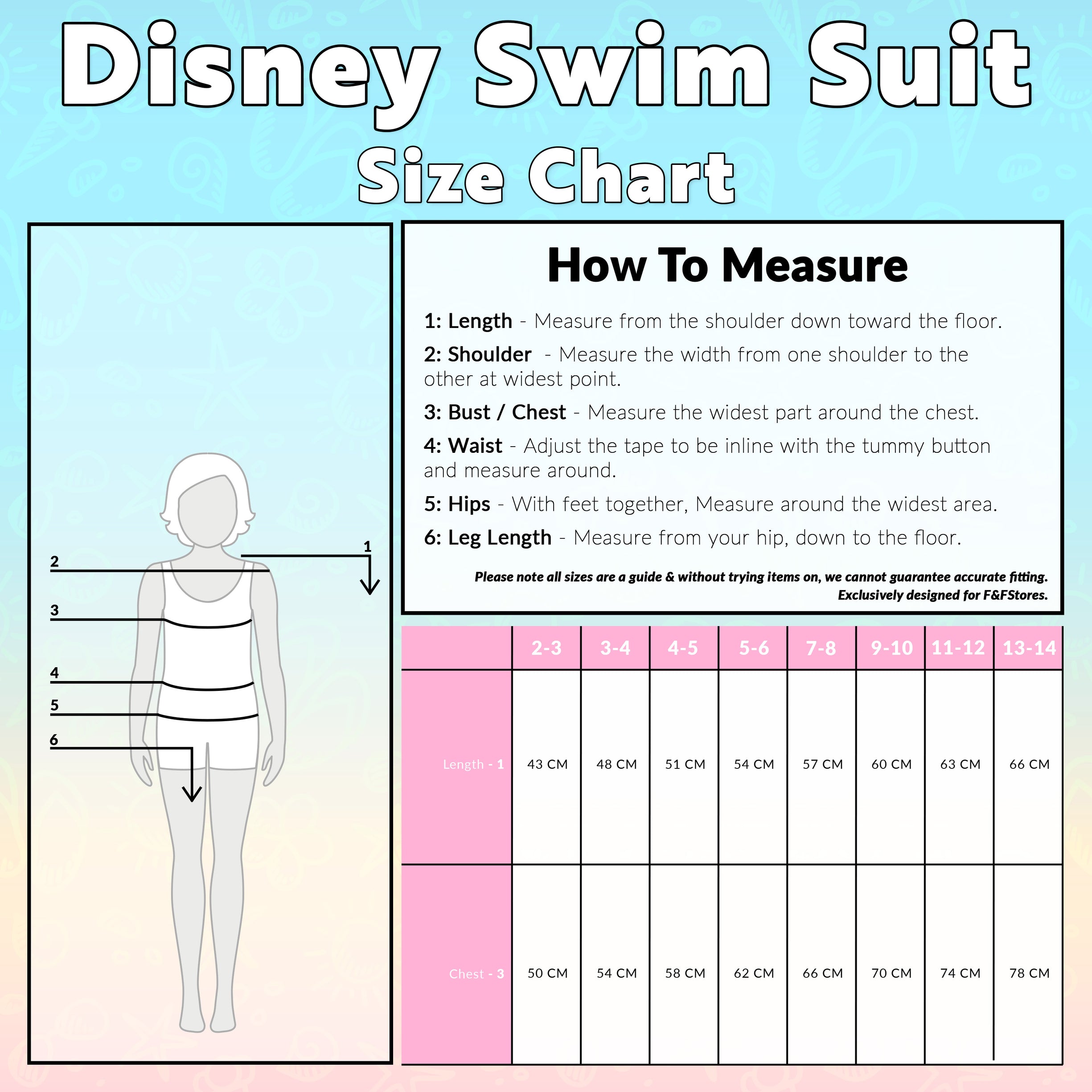 Disney Swimming Costume, Girls One Piece Swimsuit - Minnie Mouse – Get ...