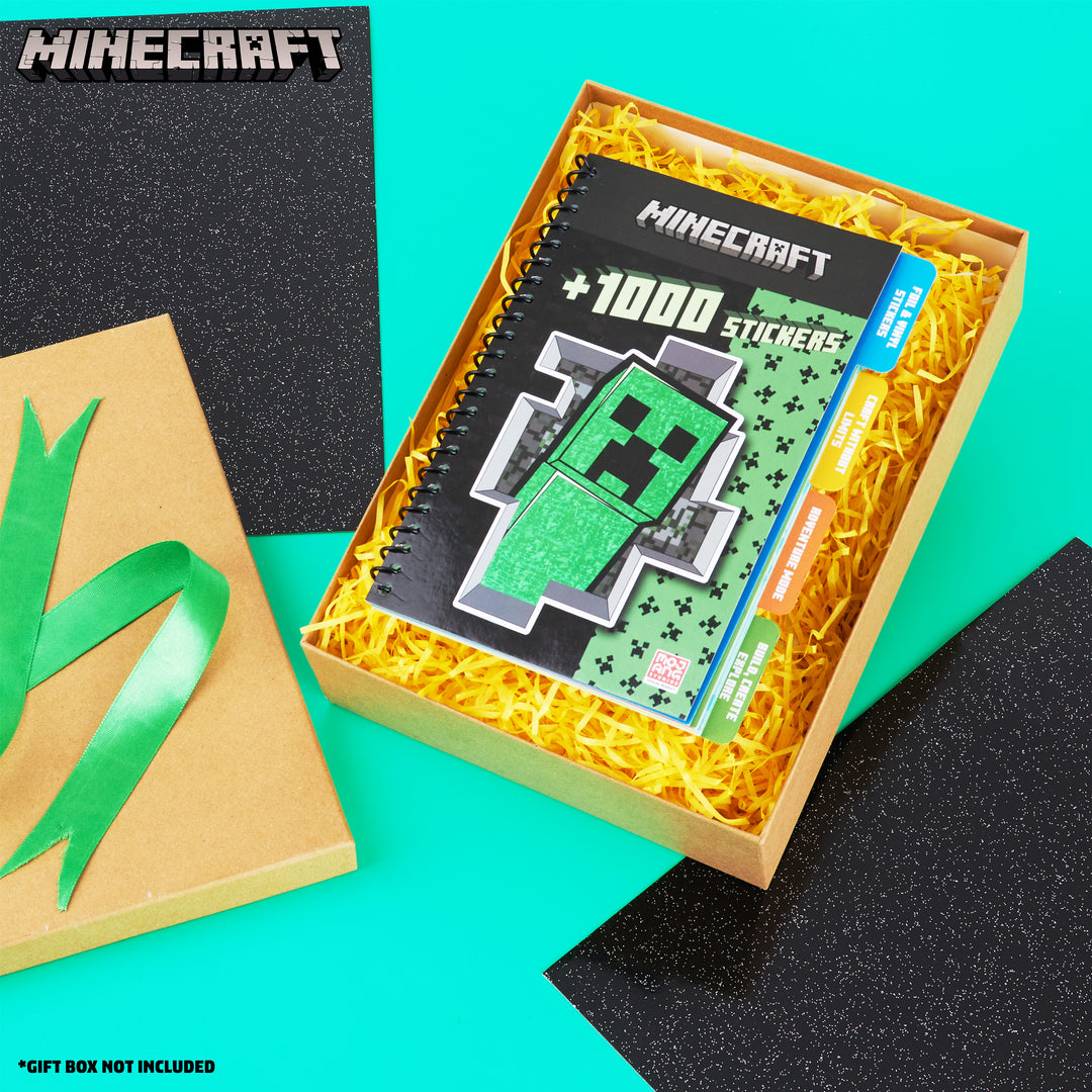 Minecraft Sticker Book for Kids with with 28 Sheets and 1000 Stickers ...