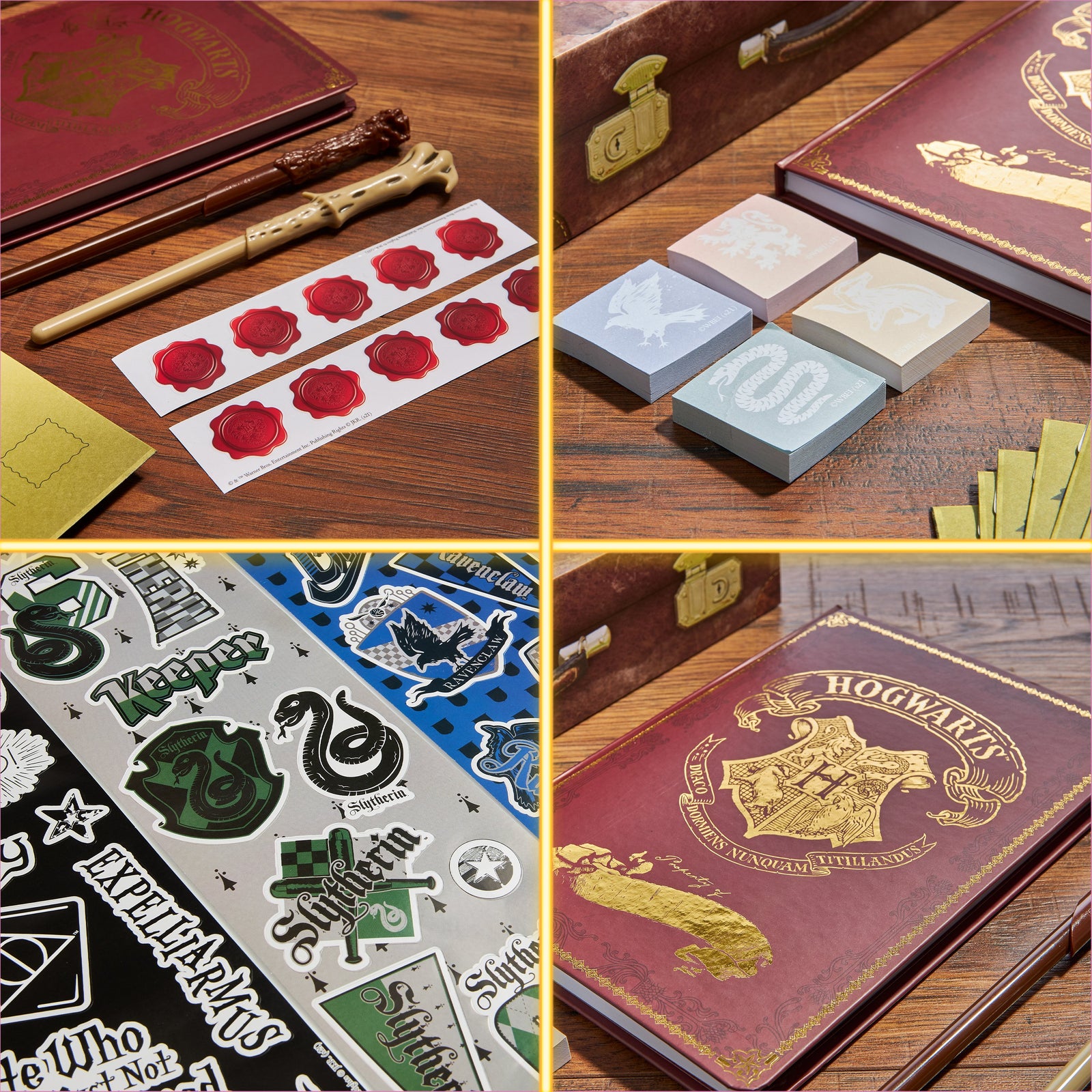 Harry Potter Stationery Set with Notebook, Wand Pen, Letter Writing Set ...