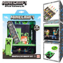Minecraft Stationery Set, Back To School Supplies, Notebook & Pencil ...
