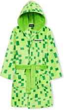 Minecraft Dressing Gown with Pixel Design for Gamers Kids and Teens for ...