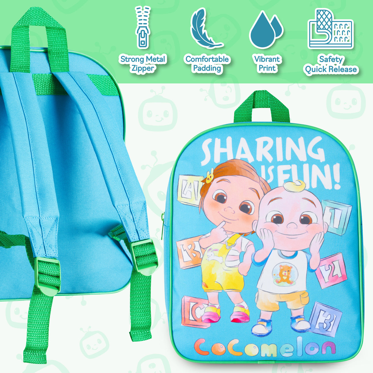 Cocomelon Backpack Children's Backpacks Nursery Bag – Get Trend