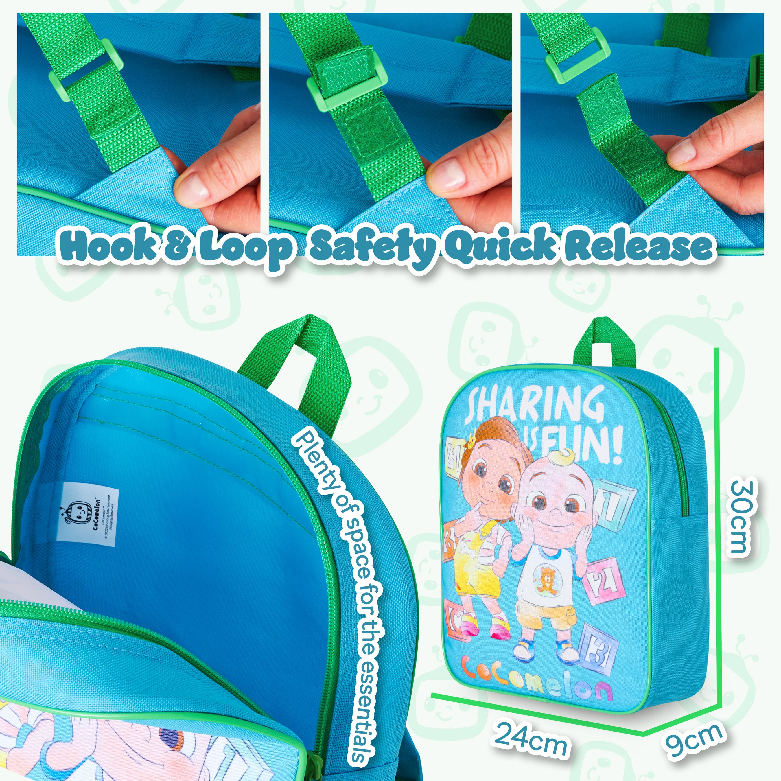 Cocomelon Backpack Children's Backpacks Nursery Bag – Get Trend