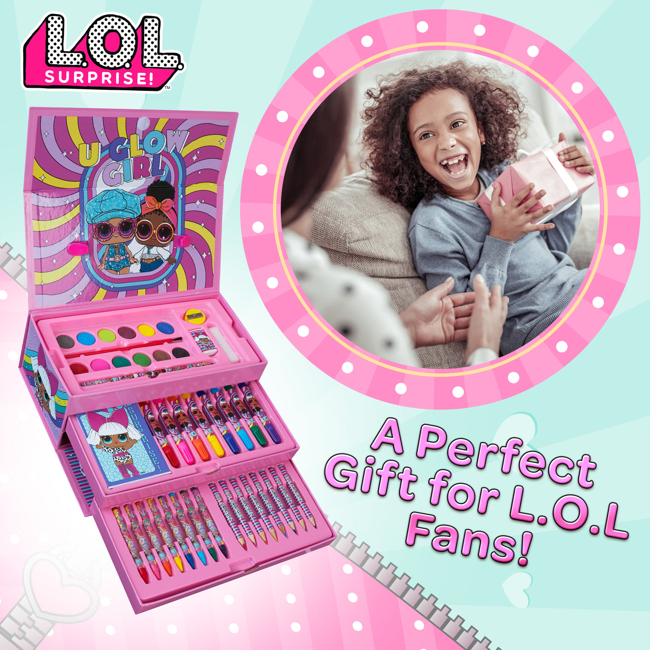 L.O.L. Surprise! Crafts for Kids Art Set Lol Doll 40+ Pieces Set Colou ...
