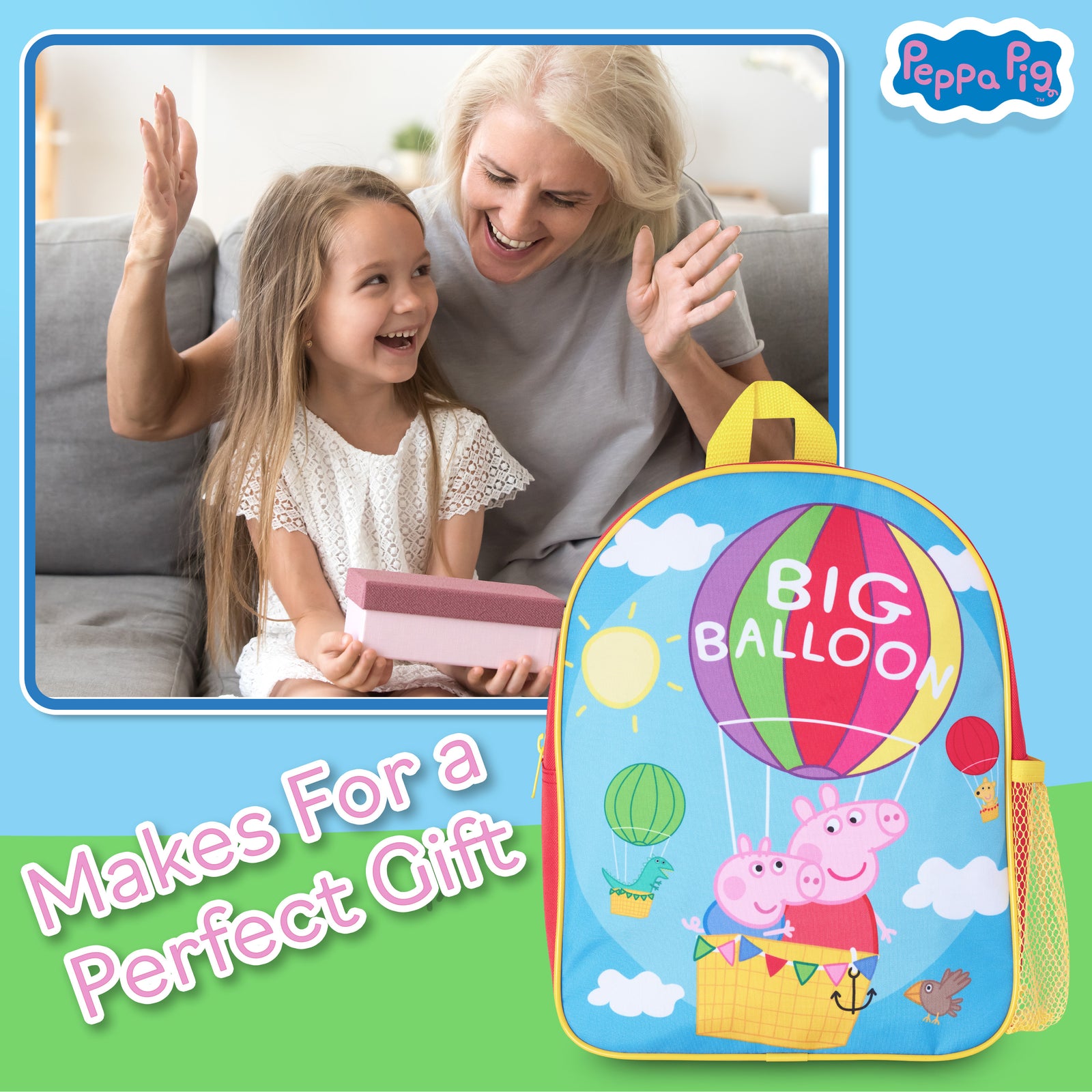 Peppa Pig Backpack - Children's Backpacks Nursery School for sale