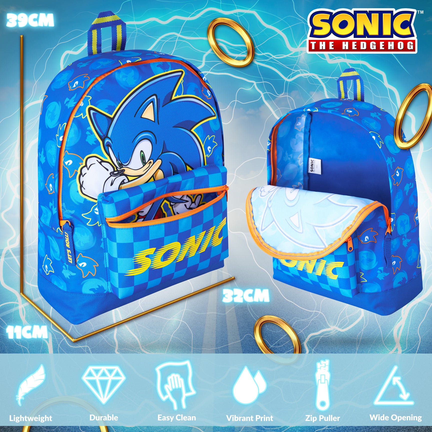 Sonic The Hedgehog Backpack – Get Trend