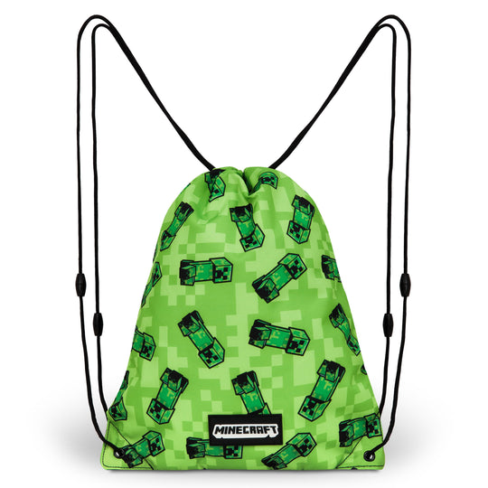 Minecraft Drawstring Bags, School PE Kit, Gym, Swimming, Sports, Trave ...