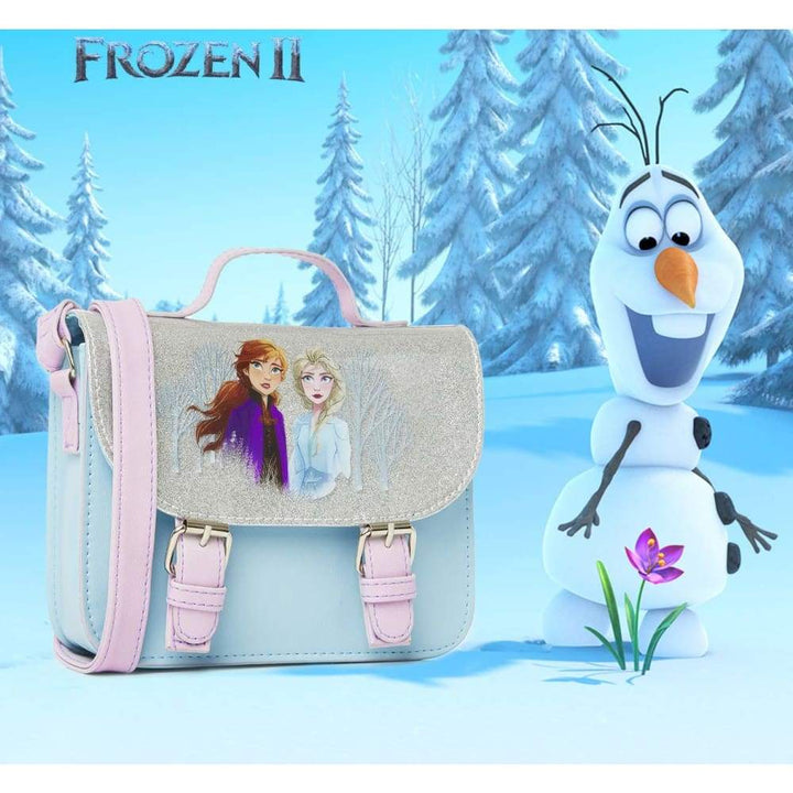 Disney Frozen Handbag Glitter Satchel Bag with Anna and Elsa for Girls ...